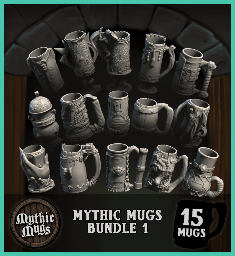 Mythic Mugs Bundle – Ars Moriendi 3D