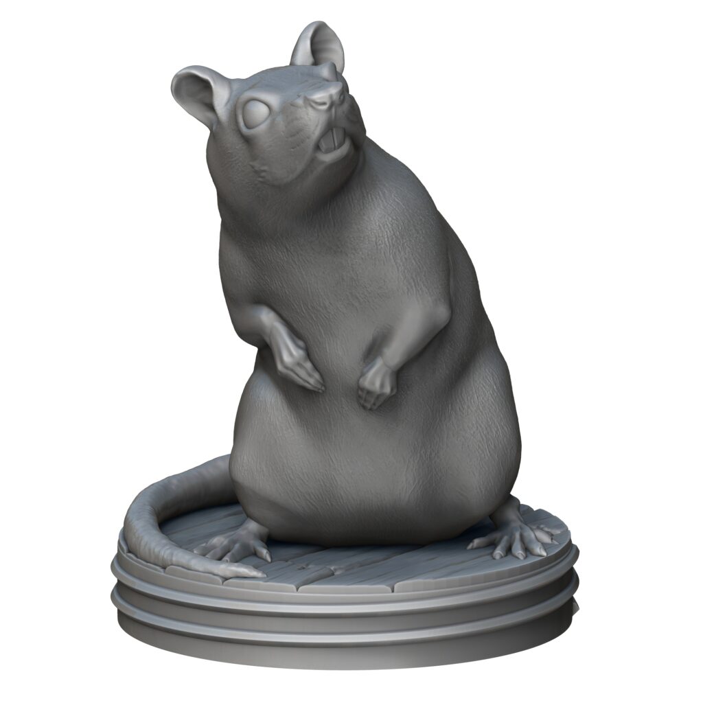Coffin Lid Rat – Ars Moriendi 3D