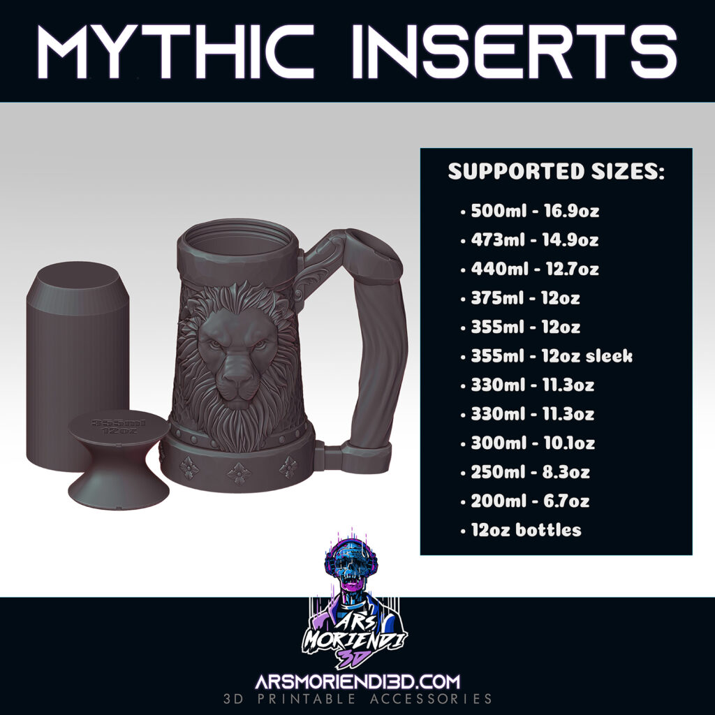 Mythic Mugs Inserts – Ars Moriendi 3D