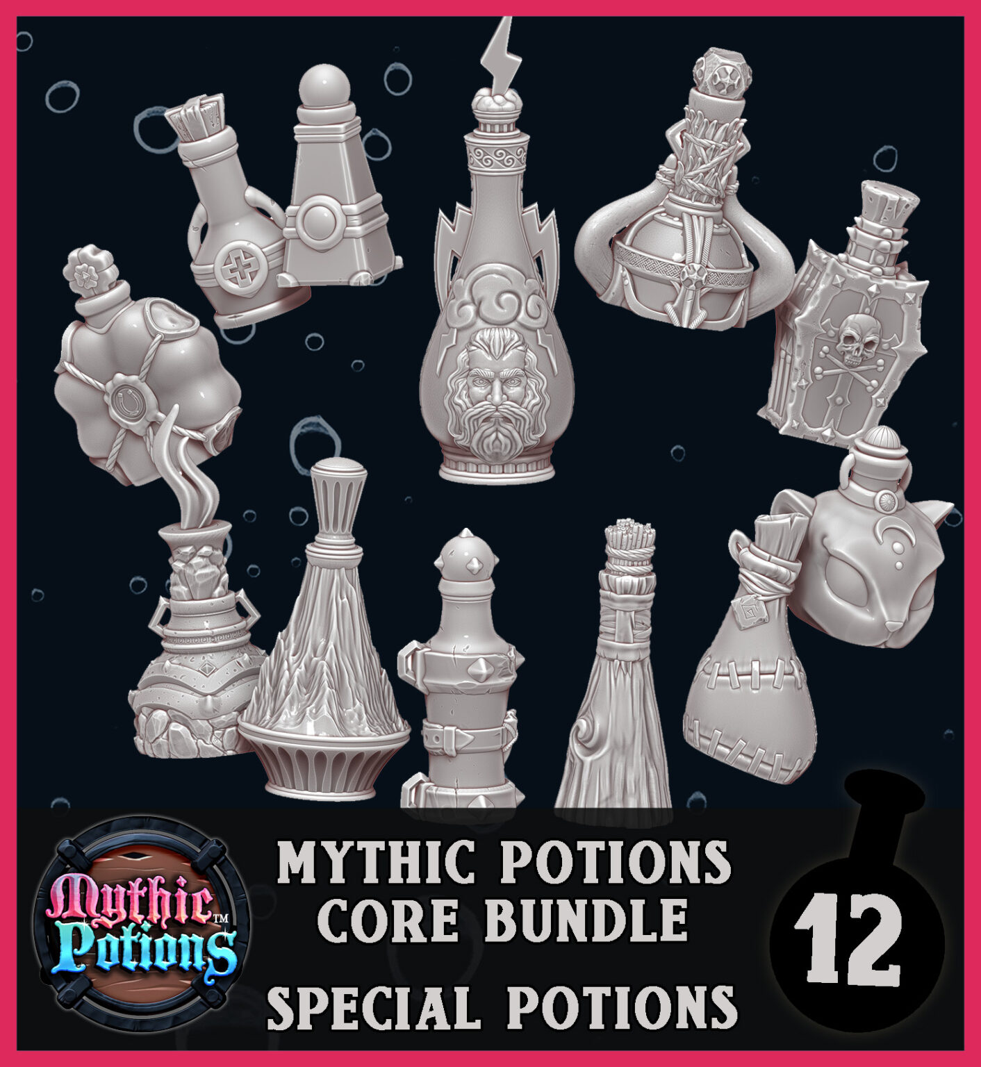 Special Potions Core Bundle – Ars Moriendi 3D