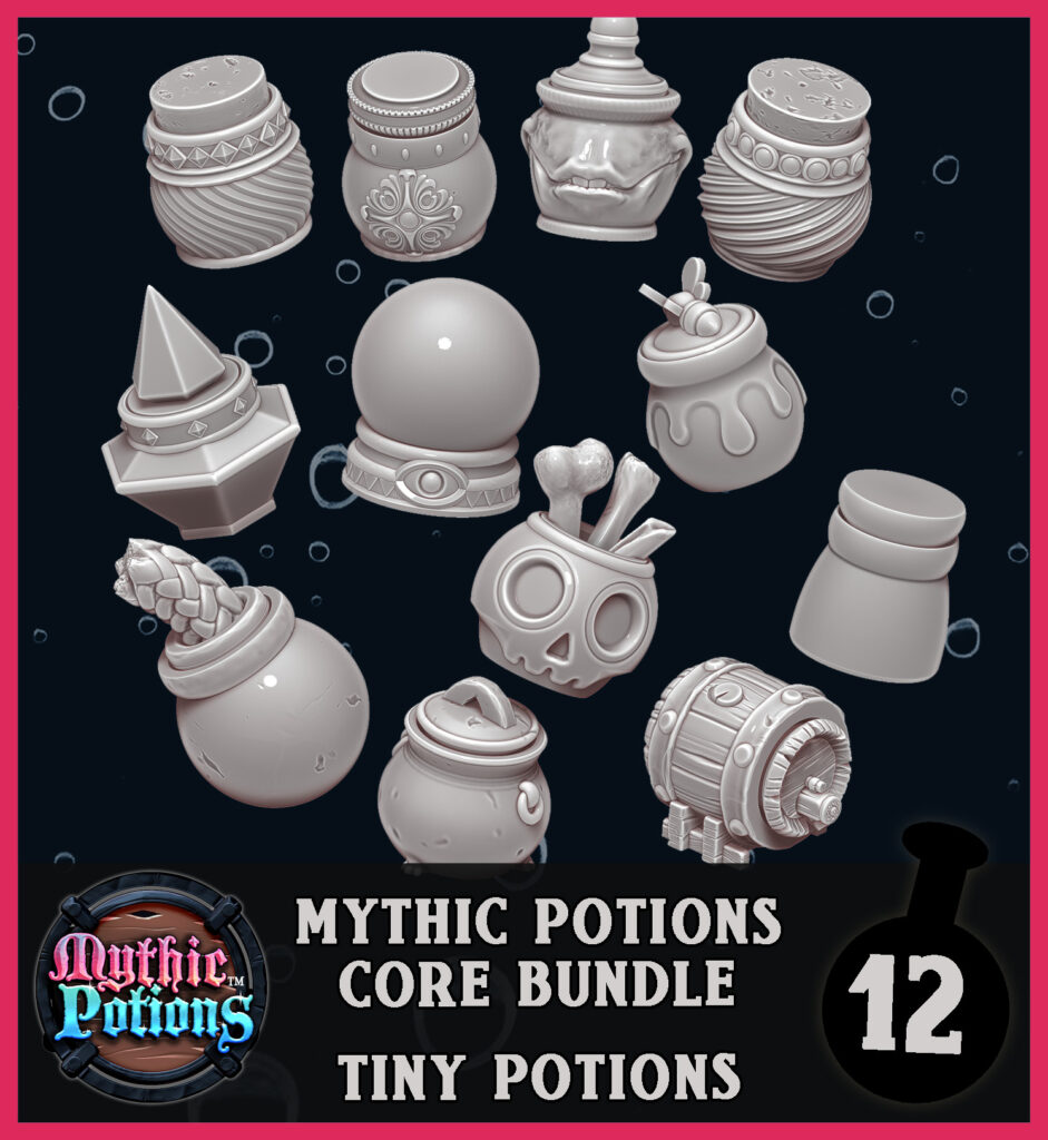 Special Potions Core Bundle – Ars Moriendi 3D