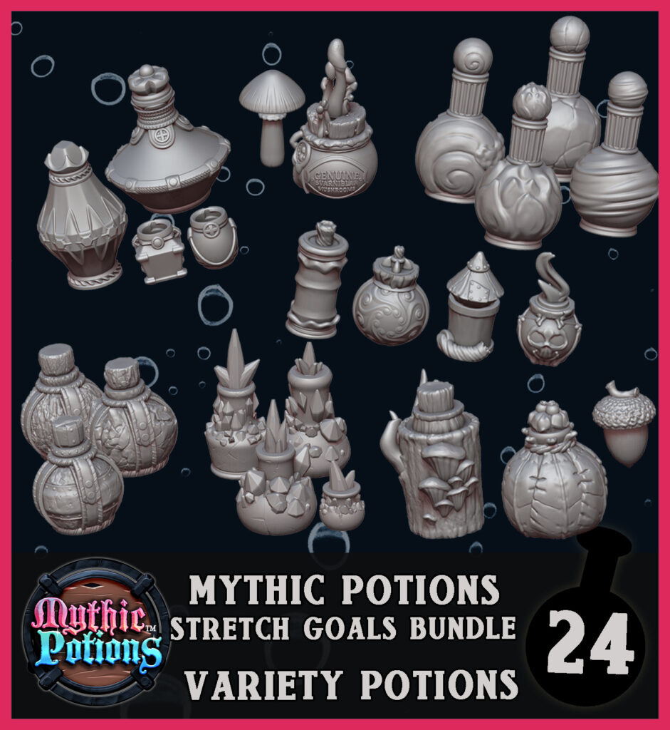The Mythic Potions Complete Stretch Goals Bundle 2 – Ars Moriendi 3D