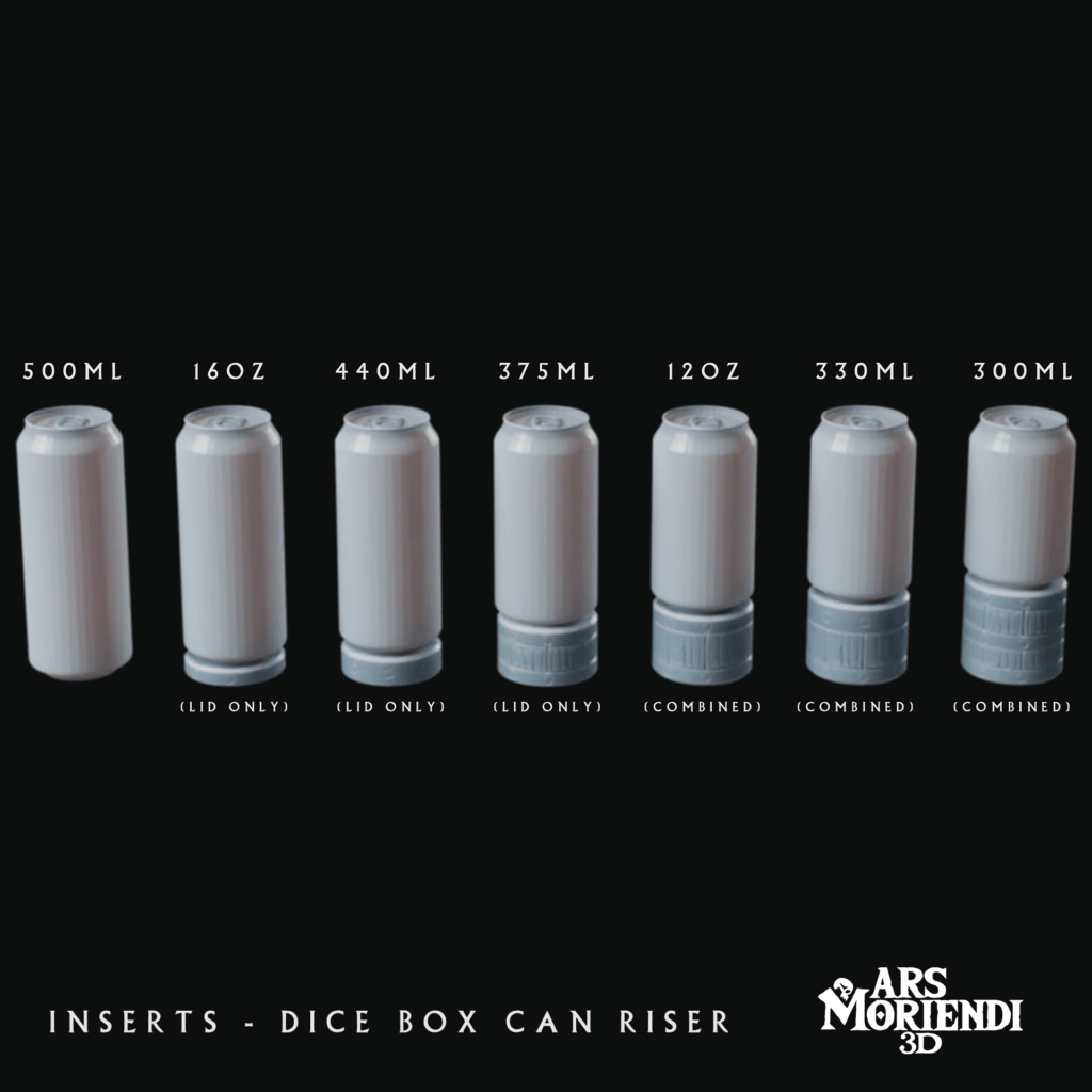 Dice Box Can Riser – Wooden – Ars Moriendi 3D